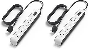 Belkin Bsv400Af2M 4-Way Surge Protection Strip With 2 Meters Cord ...