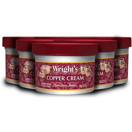 Weiman Wright's Copper Cream, 8 fl oz 8 Fl Oz (Pack of 6) : Amazon.co.uk