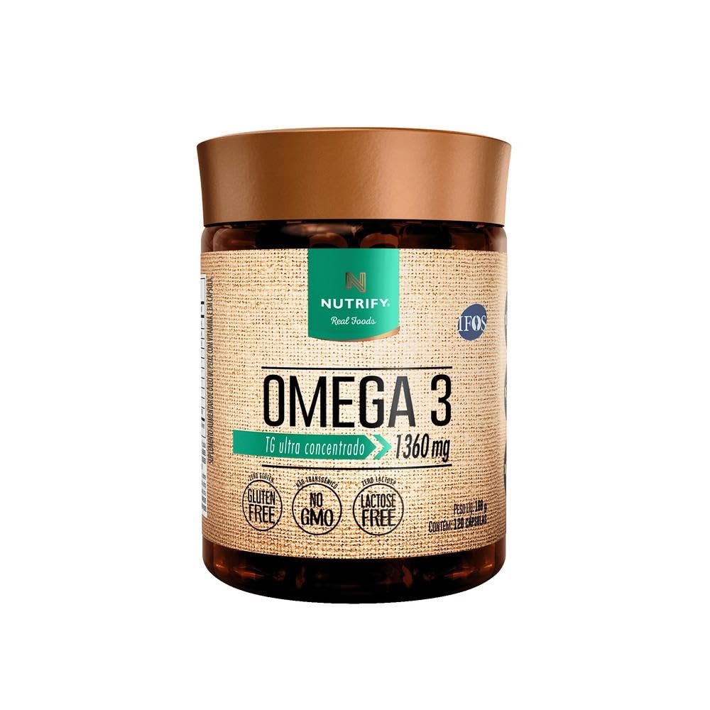 Ômega 3 1360mg (60 Cápsulas), Nutrify | Amazon.com.br