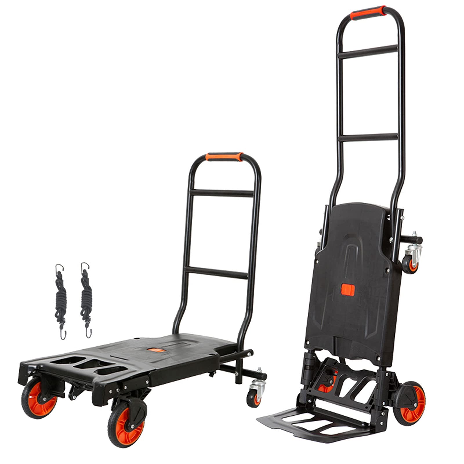 Buy Shopping Trolley Folding Platform Truck,Portable Hand Flatbed Cart ...