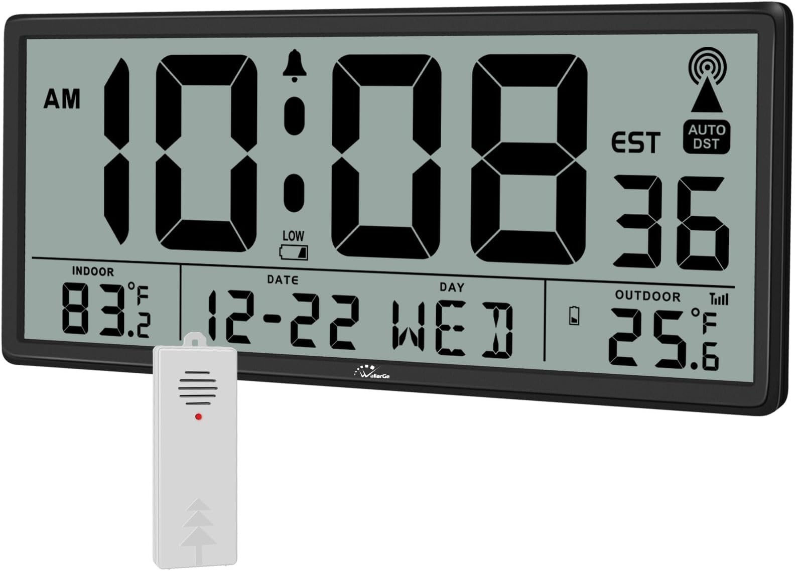 Amazon.com: La Crosse Technology 513-02927 Atomic Digital Clock with ...