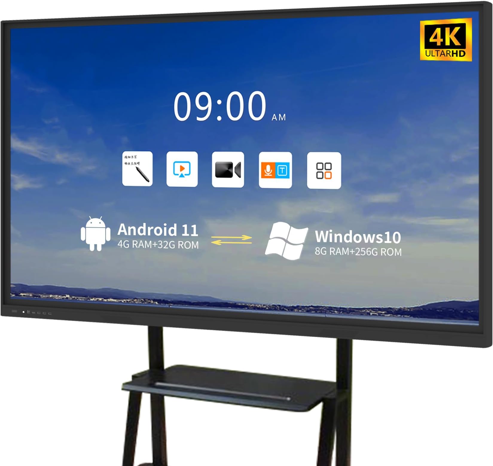 Amazon.com : 65'' Smart Digital Whiteboard, Interactive Board 4K UHD ...