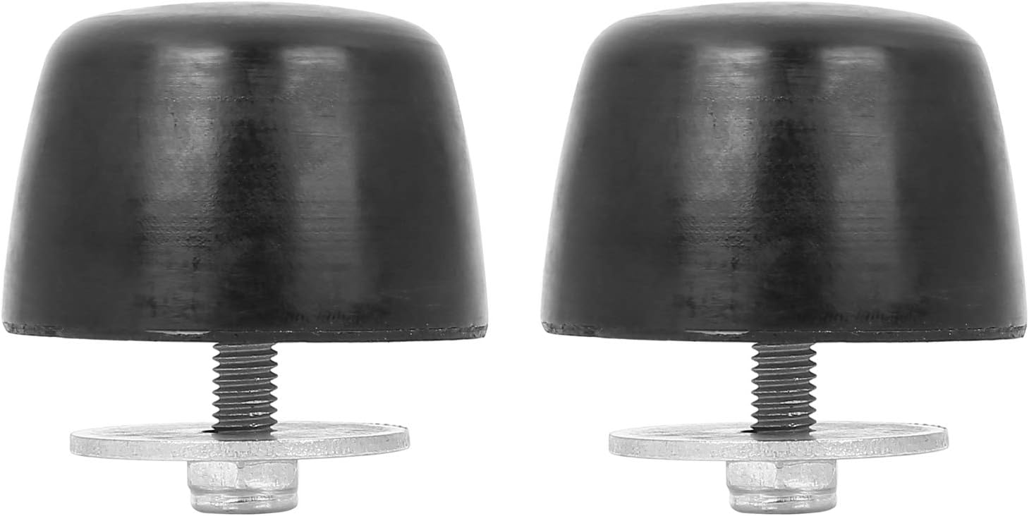 Amazon.com: X AUTOHAUX 2 Pcs Black Rubber Bumper Cushion Hood Bump Stop ...