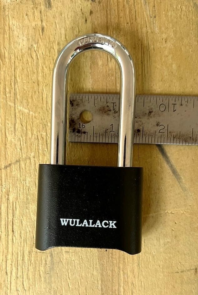 $2/mo - Finance WULALACK Combination Lock, Heavy Duty Weatherproof Lock ...