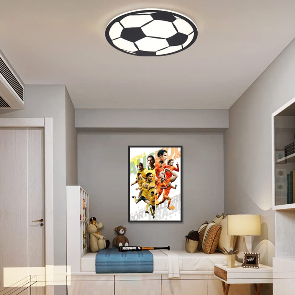 Football Ceiling Light Fixtures Nordic Modern Glass Ceiling Lights