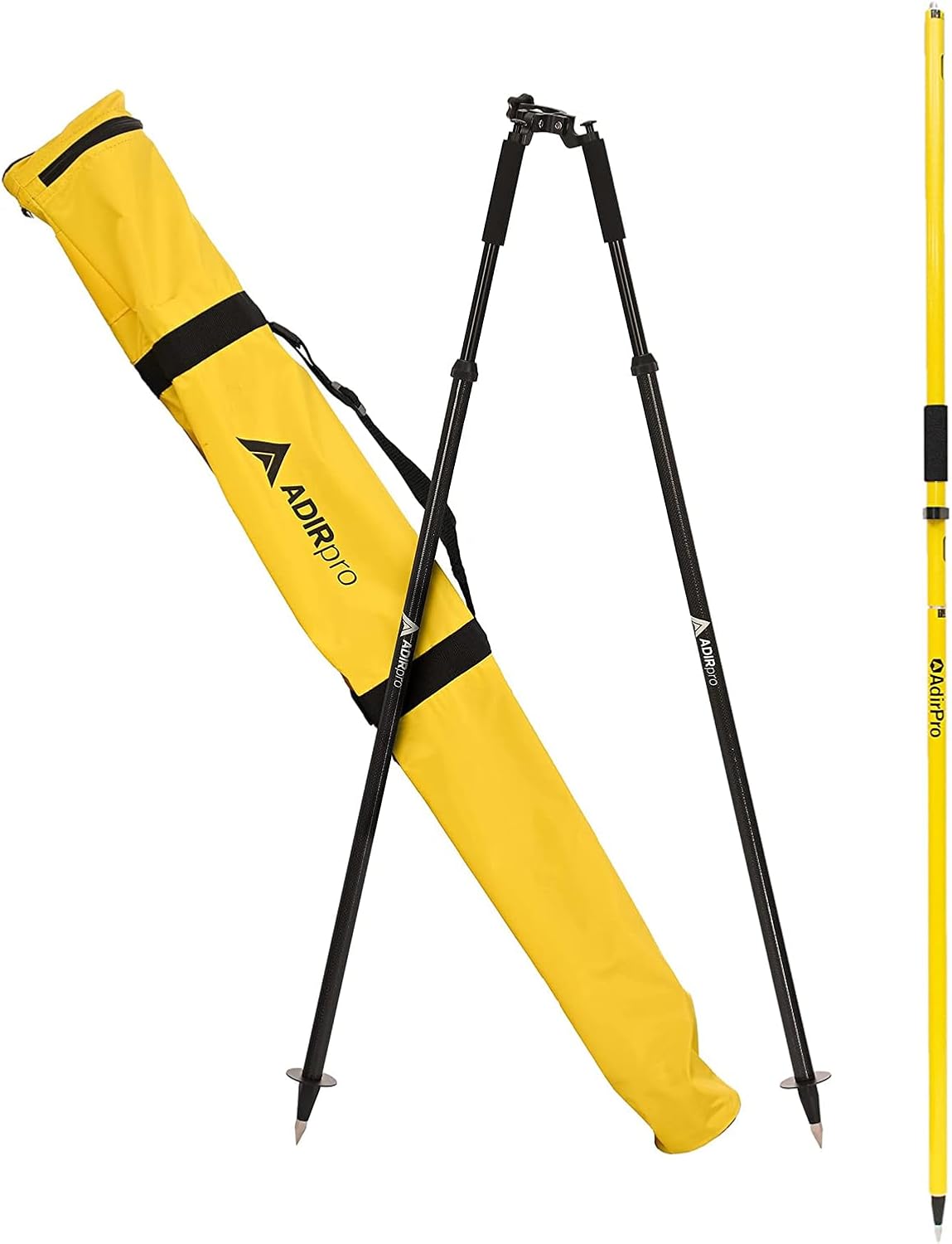Amazon.com: AdirPro 2-Meter Aluminum GPS Rover Rod (Yellow), & AdirPro ...