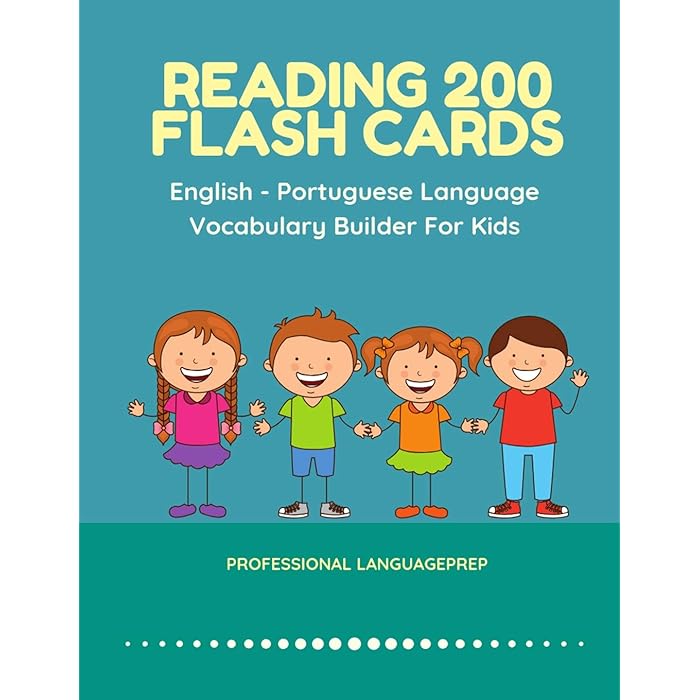 Buy Reading 200 Flash Cards English - Portuguese Language Vocabulary ...
