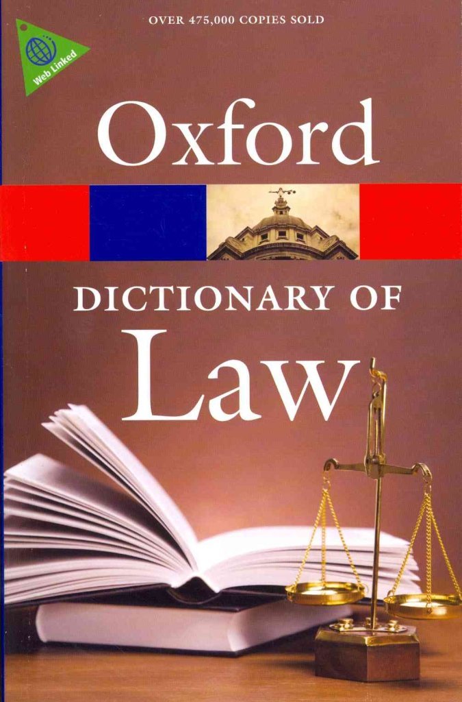 A Dictionary of Law (Oxford Quick Reference): Amazon.co.uk: Dictionary ...