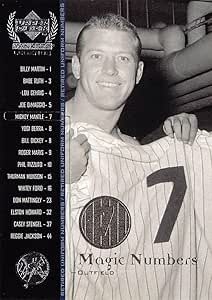 Amazon.com: Mickey Mantle baseball card (New York Yankees) 2000 Upper ...