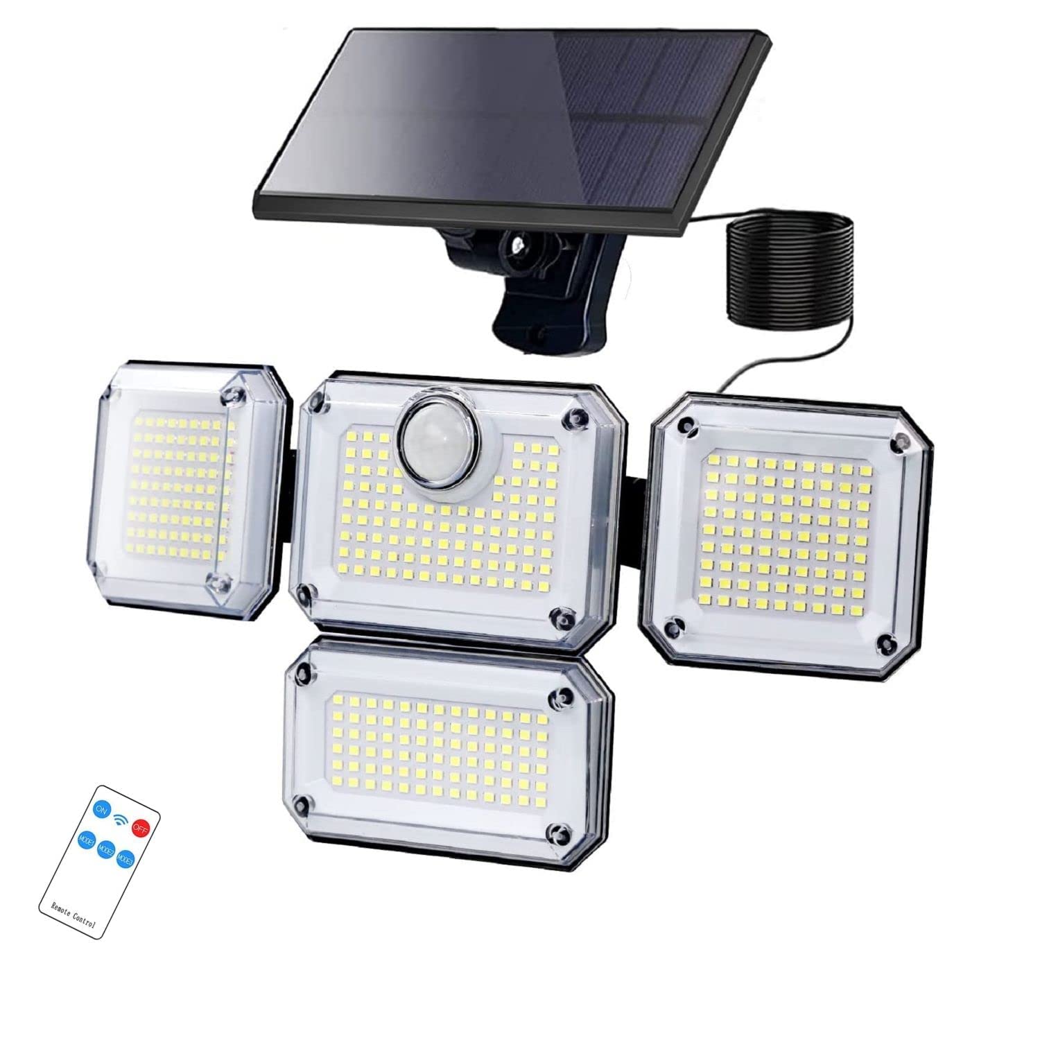 Homehop 333 Led Solar Motion Sensor Wall Light for Outdoor Home Garden ...