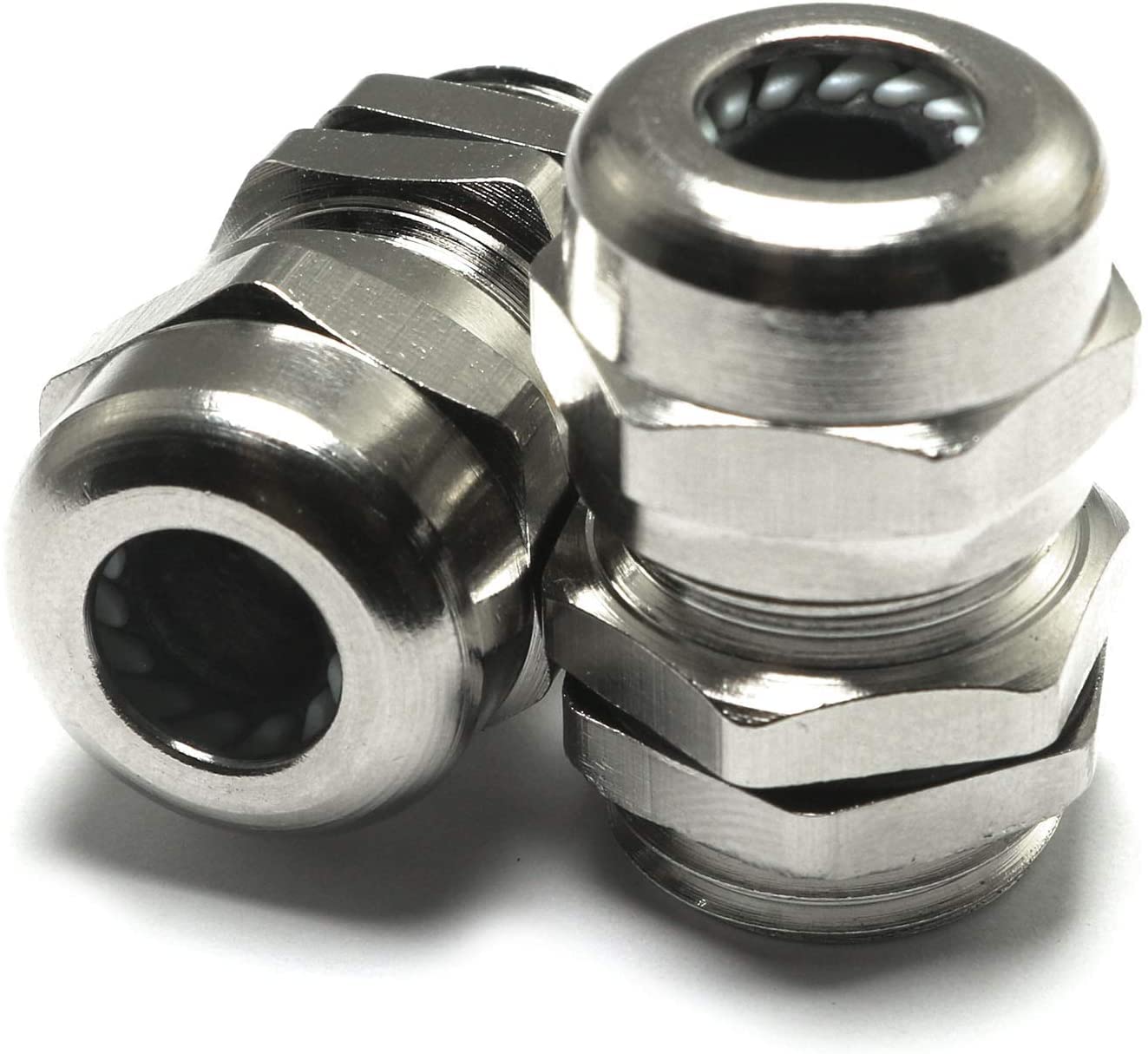 Snapklik.com : 5PCS PG9 4-8mm Wire Range Metal Waterproof Connector ...