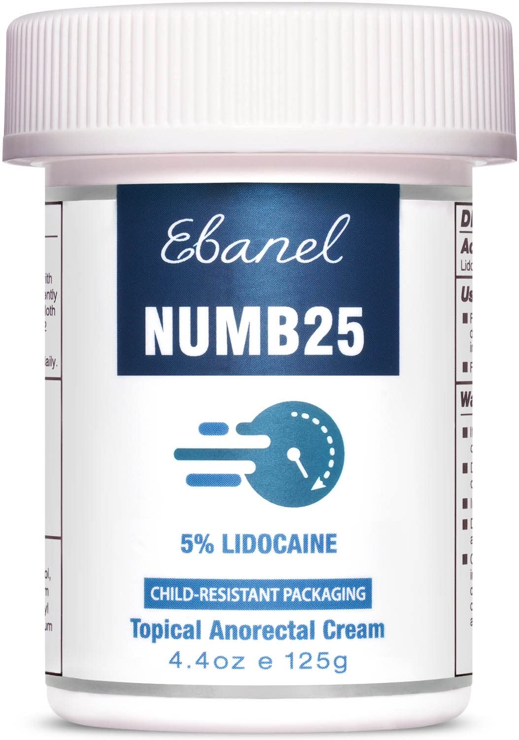 Buy Ebanel5% Lidocaine Numbing Cream, Pain Cream Burn Itch Cream ...