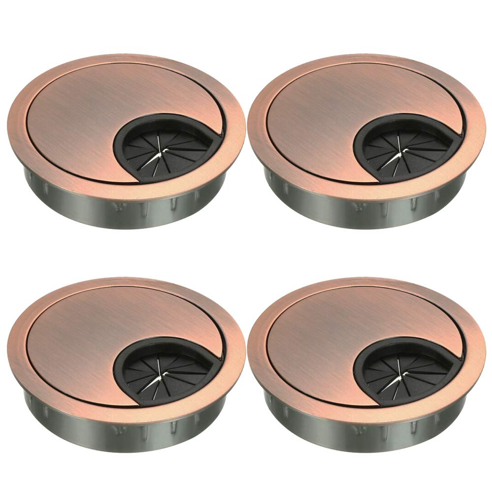 Eyech 4pc 2-Inch Computer Desk Grommet Kit Desktop Grommets Wire ...