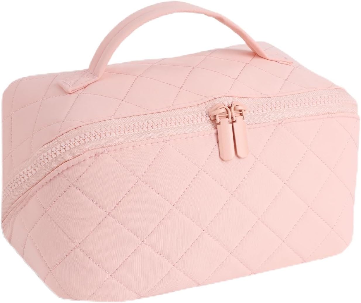Amazon.com: Travel Makeup Bag for Women - Puffy Padded Make Up Bags ...