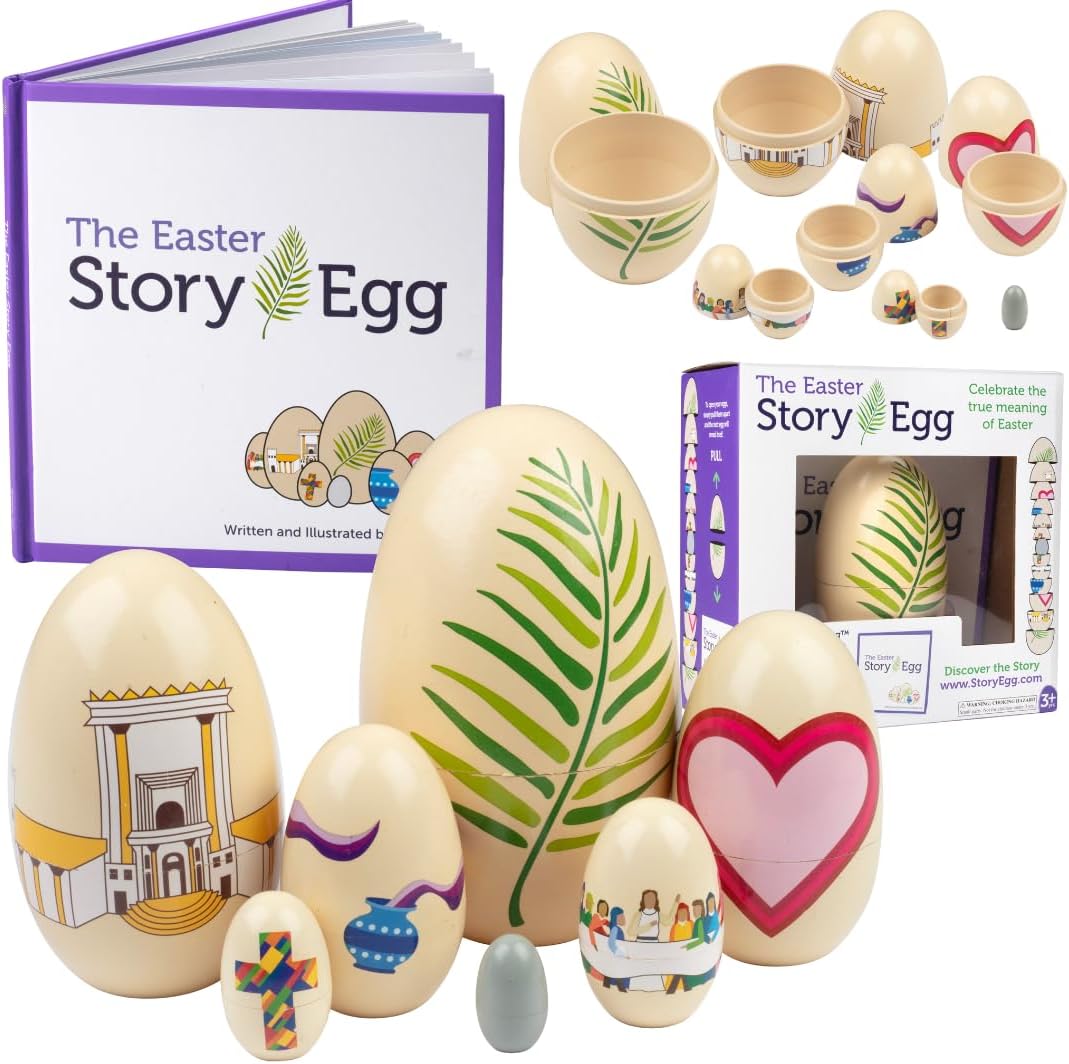 Amazon.com: The Easter Story Egg – Interactive Countdown with Story ...