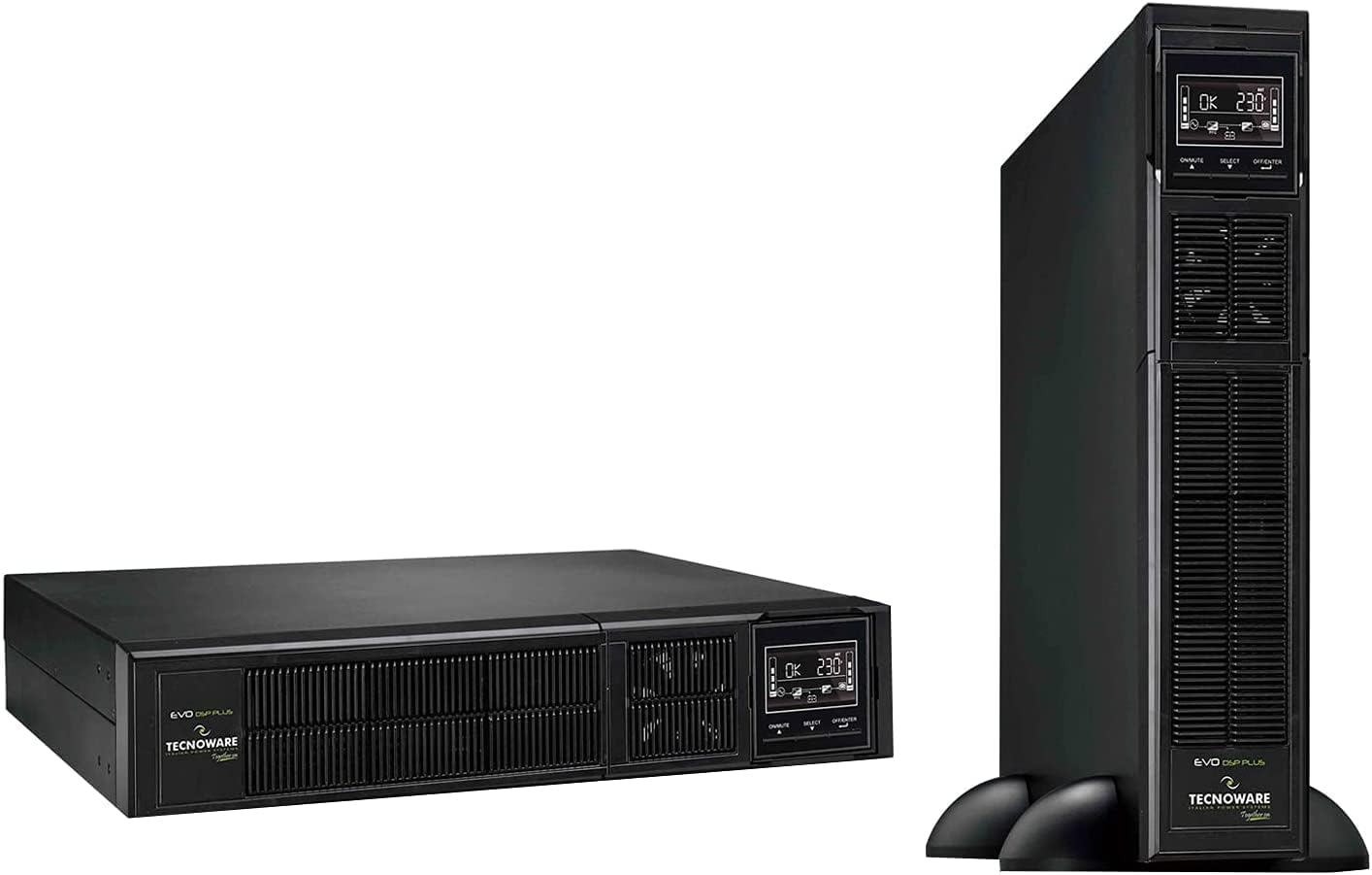 Tecnoware UPS EVO DSP PLUS 1200 Uninterruptible Power Supply - On Line ...