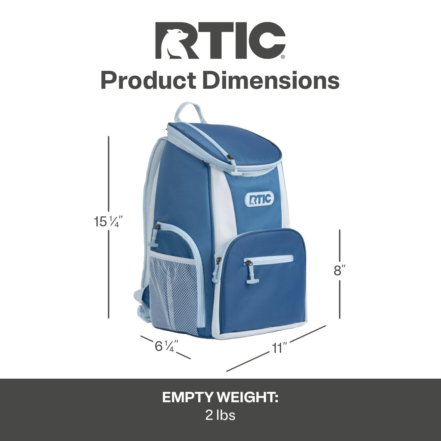 Snapklik.com : RTIC 15 Can Lightweight Backpack Cooler Soft Insulated ...