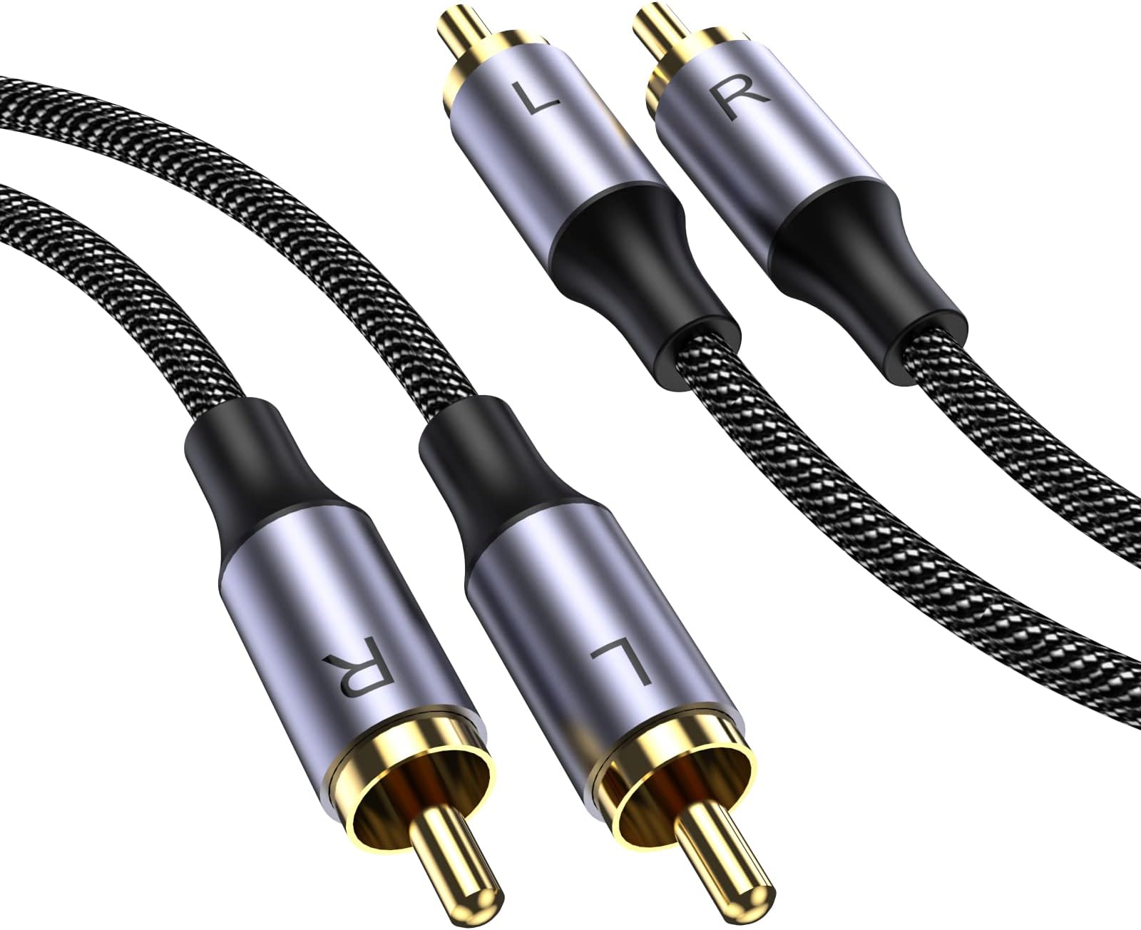 Goobay 60795 Stereo Cinchkabel 2m / 2x Cinch-Stecker auf 2x Cinchstecker / RCA Kabel Subwoofer ...
