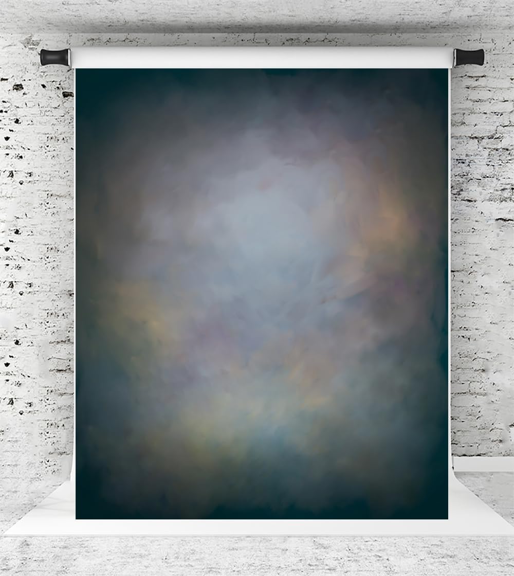 Amazon.com : Kate Portrait Photography Backdrop Blue Abstract Headshot ...