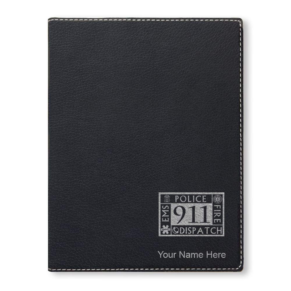 Amazon.com : Small 7" X 9" Portfolio Notepad, Emergency Dispatcher 911 ...