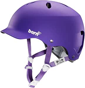 Amazon.com : Bern Lenox Women's Helmet Matte Purple, XS : Bike Helmets ...