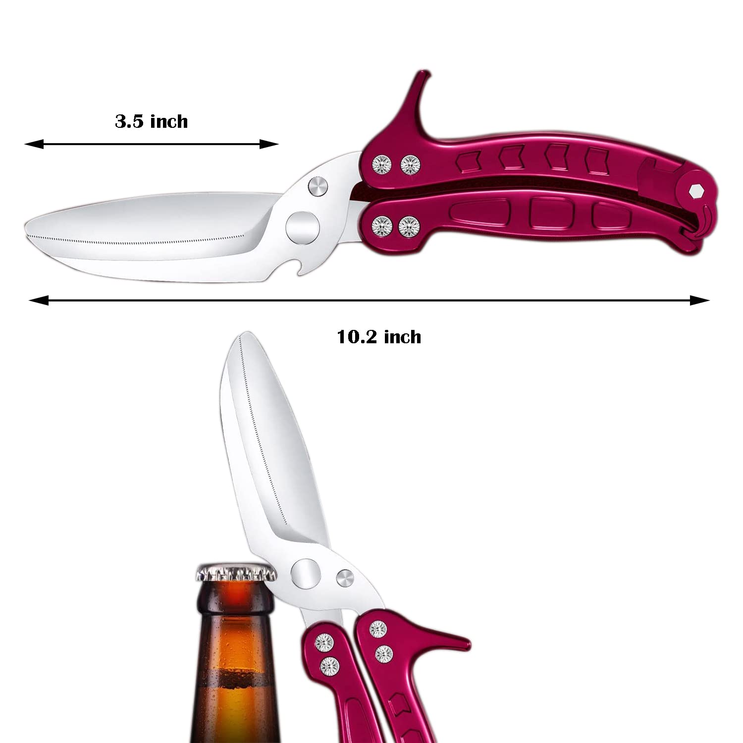 Detachable Chef Scissors Jasni Heavy Duty Kitchen Shears - Spring ...