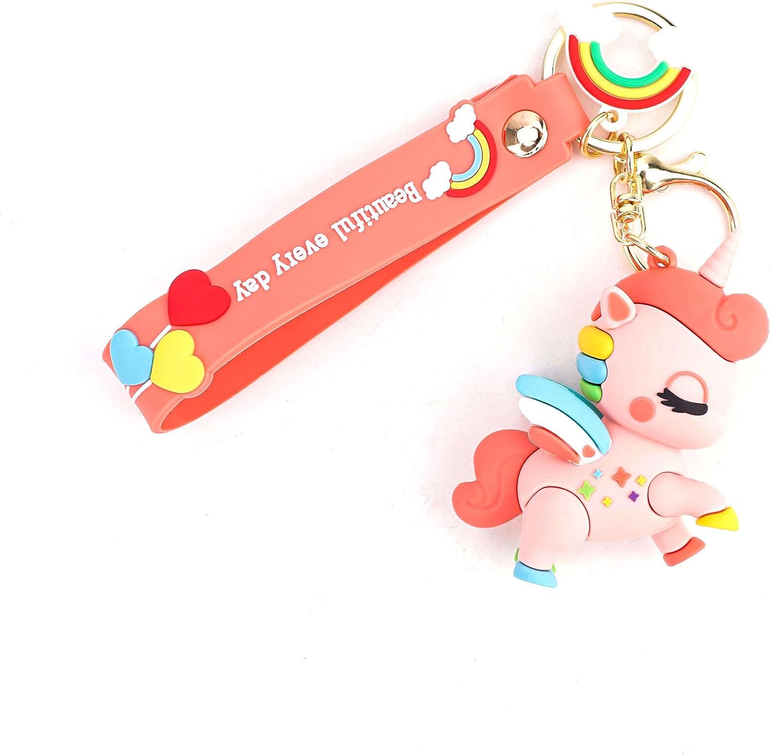 MICHATI cute keychain, unicorn keychain, kids keychain, cartoon ...