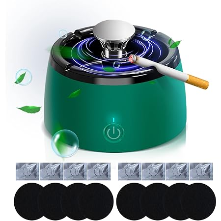 Amazon.com: Rumia Smokeless Ashtrays for Cigarettes Indoor,2 in 1 ...