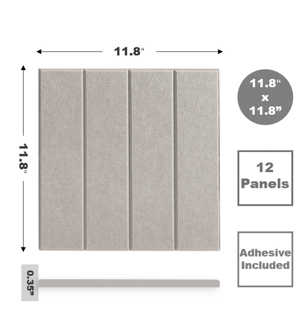 Snapklik.com : DECORITA Quilting Design Wall Panels - 12 Pack 118”x118 ...