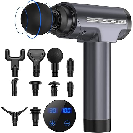 Amazon.com: Massage Gun Deep Tissue, Percussion Muscle Massager Gun, 30 ...