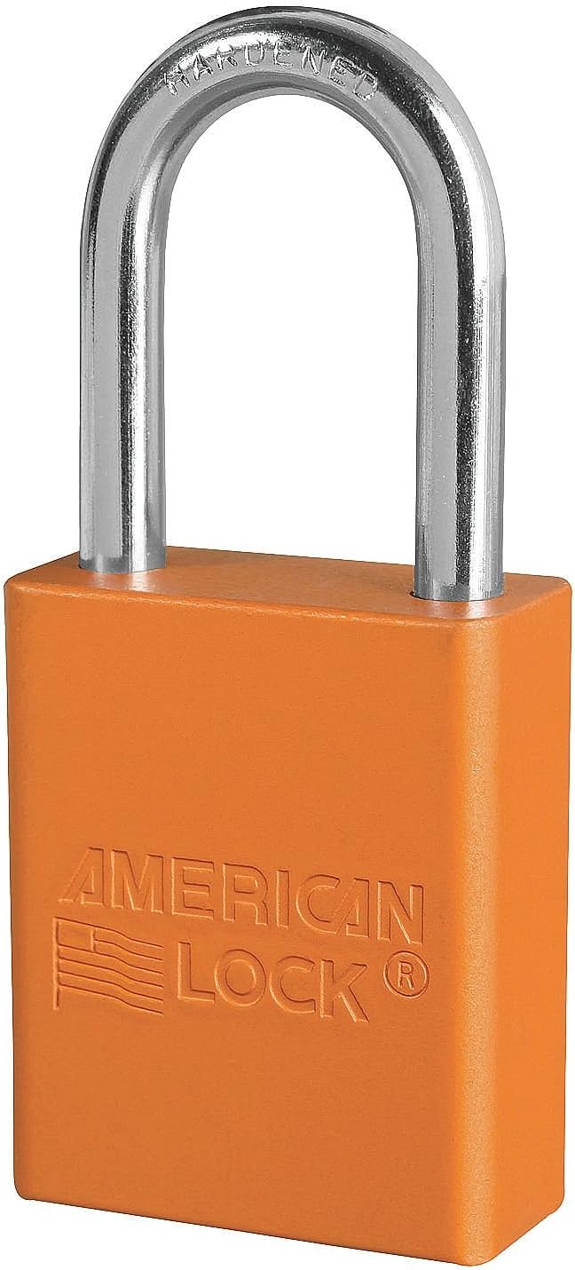 Lockout Padlock, KA, Orange, 1-7/8"H, PK3 - Amazon.com