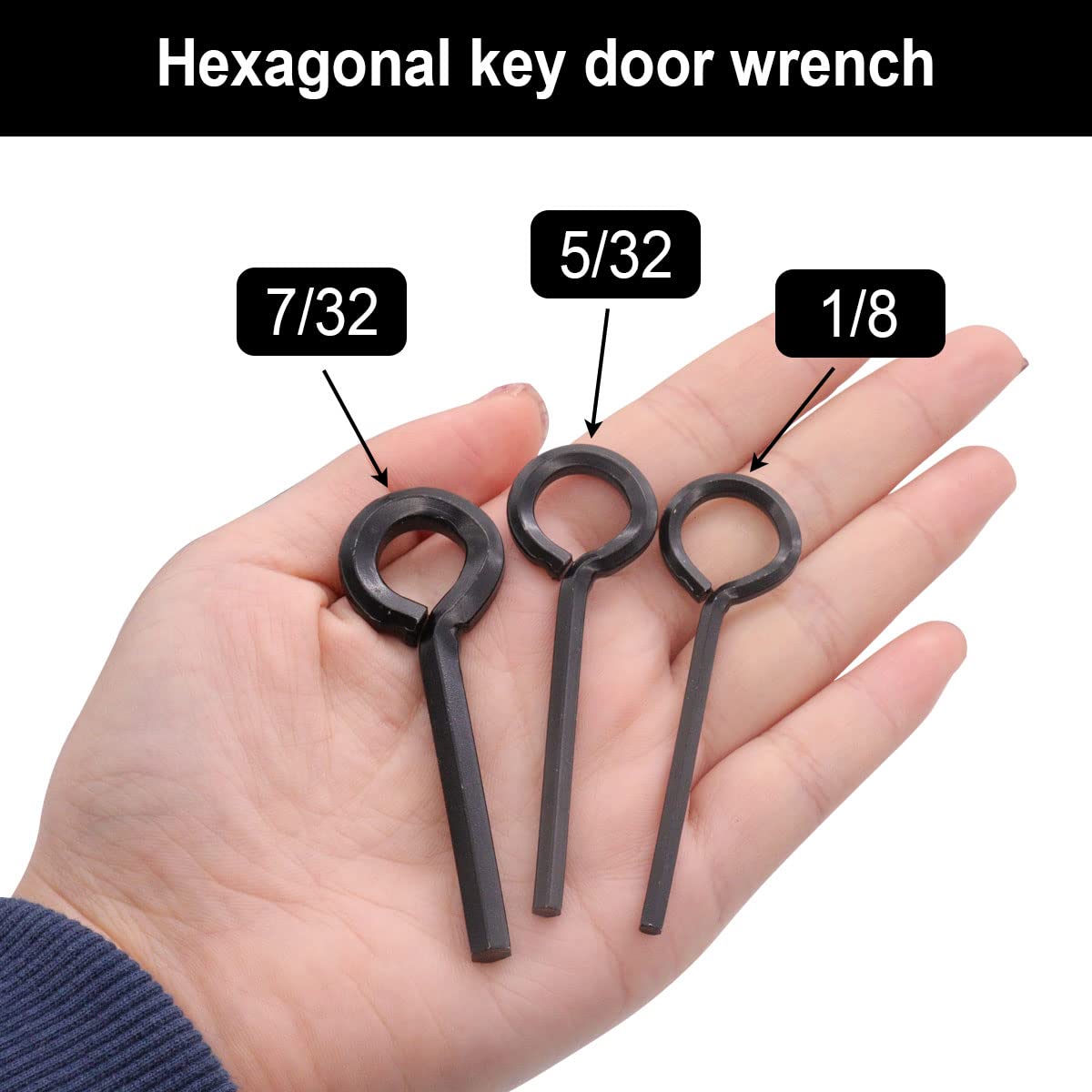 Snapklik.com : Seamaka 15PCS 1/8 Standard Hex Dogging Key