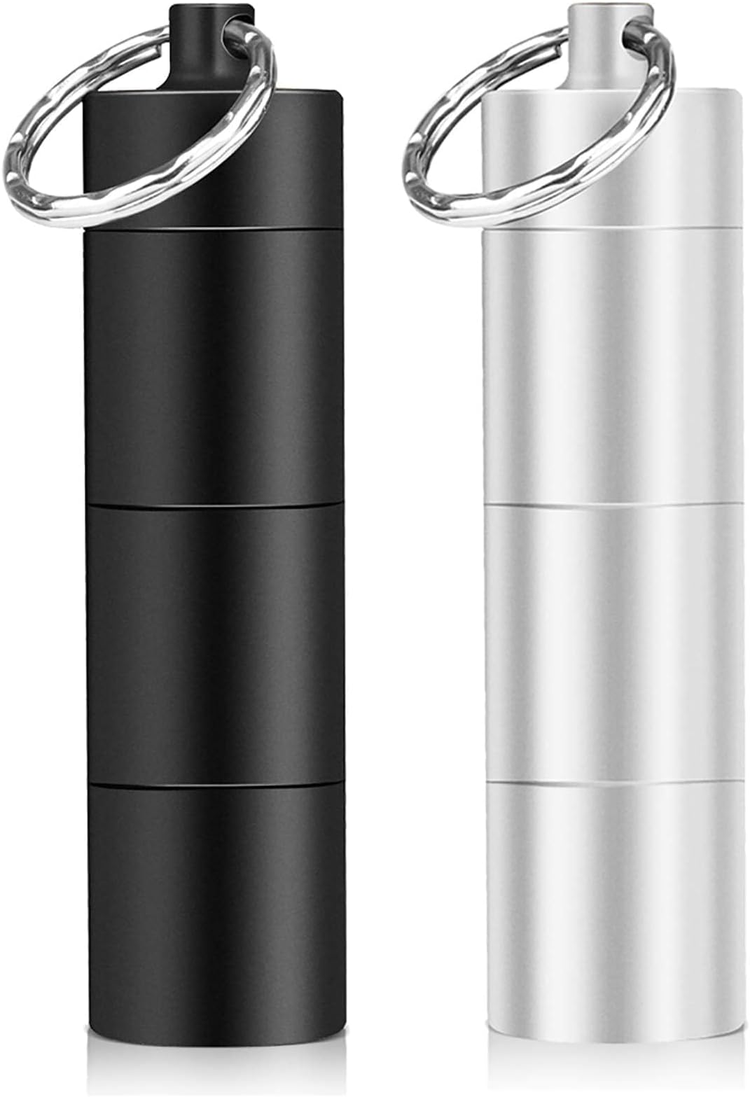 Amazon.com: HRX Package Waterproof Stainless Steel Pill Case Keychain ...