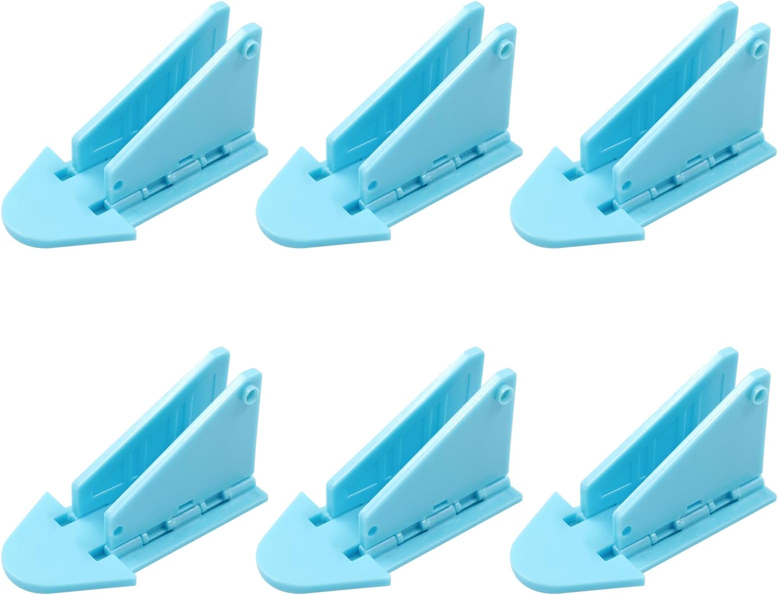 Coufce 6 Pack Adhesive Sliding Door Lock Invisible Window Locks Sliding ...