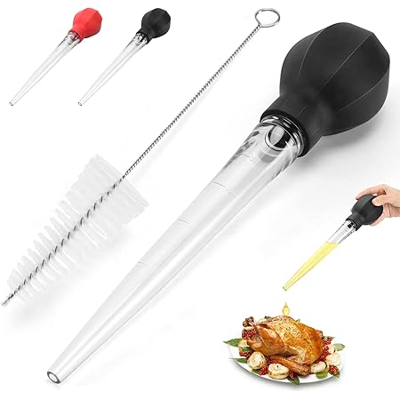 Amazon.com: Norpro Dishwasher Safe Glass Baster, 2 oz: Turkey Baster ...