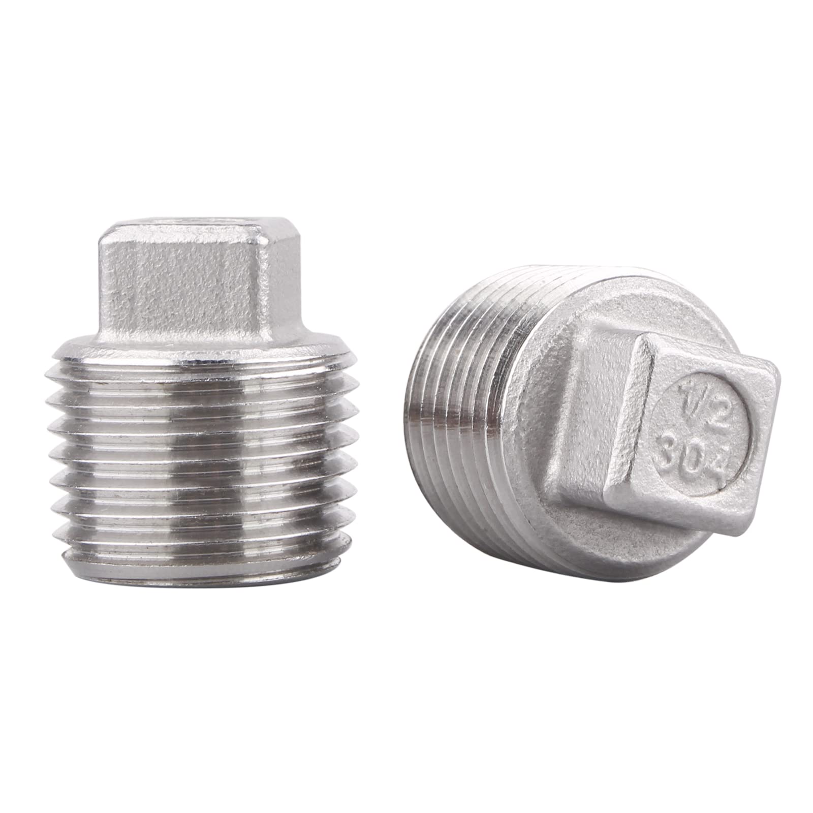 Snapklik.com : DERPIPE Stainless Steel 304 Cast Pipe Fitting, Square ...