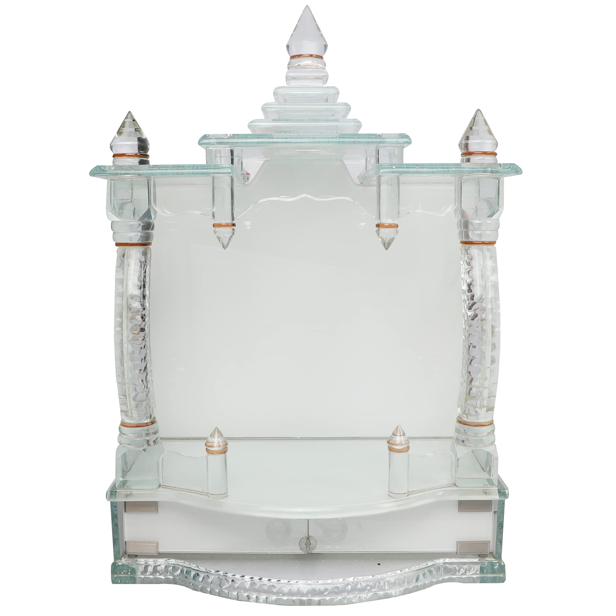 Buy Beautiful Glass Pooja Temple for Home/ Mandir for Home / Temple for ...