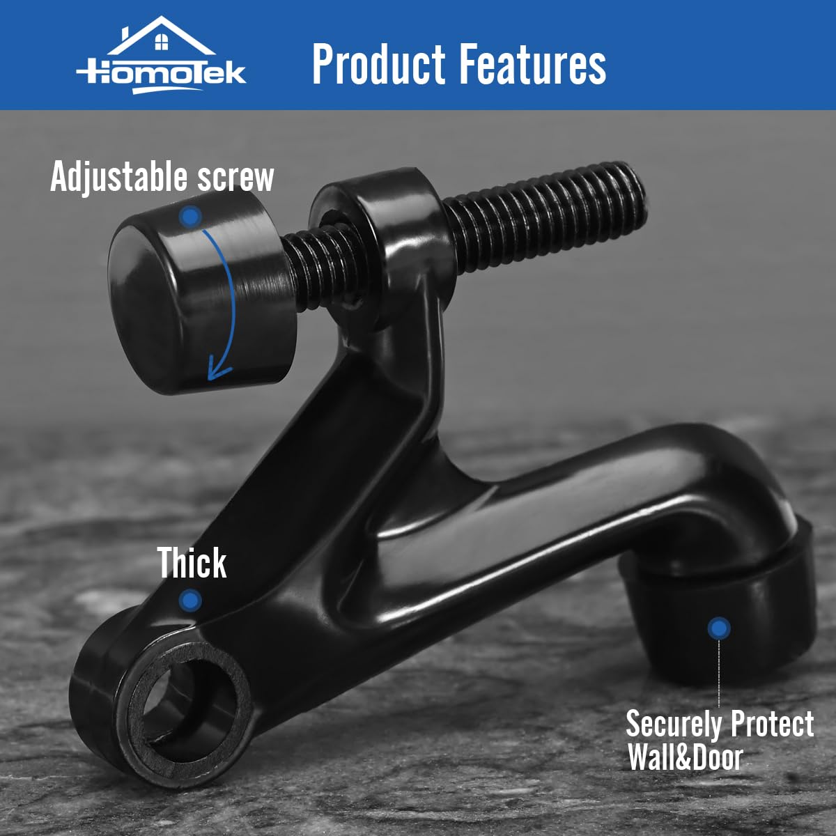 Snapklik.com : HOMOTEK 1 Pack Hinge Pin Door Stoppers, Hing Door Stops ...