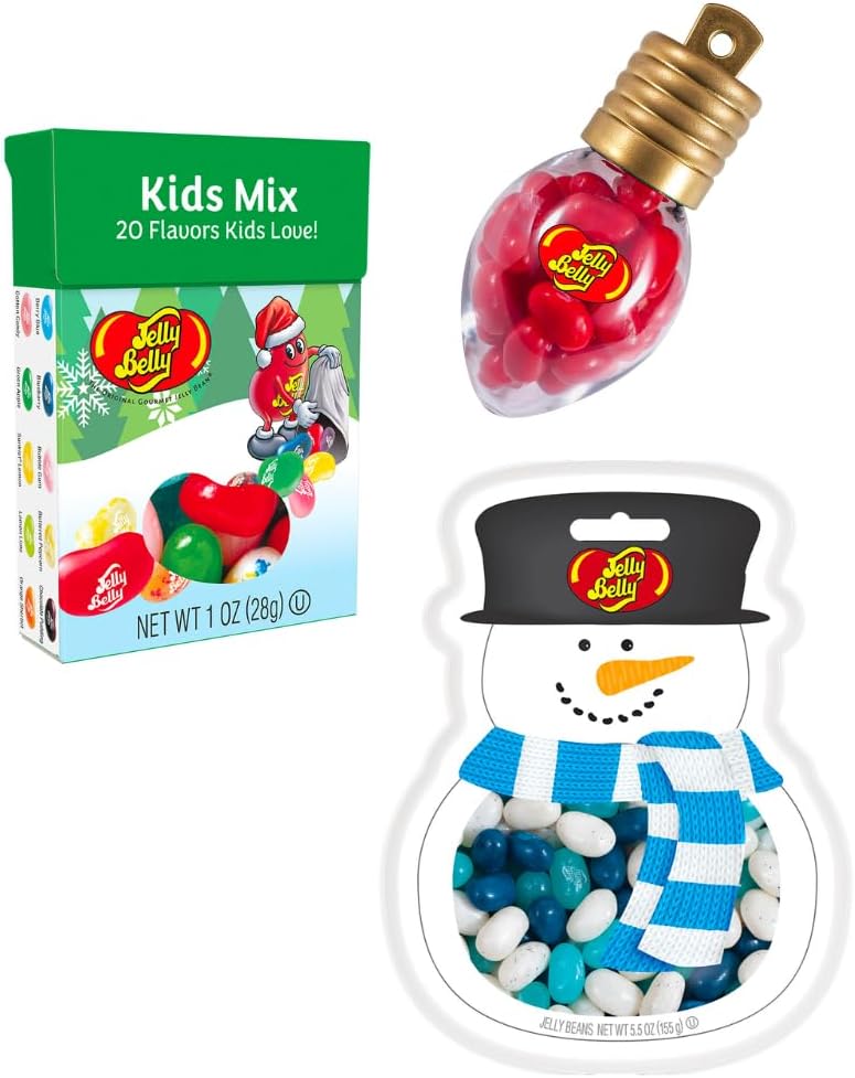 Amazon.com : Jelly Belly Jelly Bean - Stocking Stuffer Bundle of 3 ...