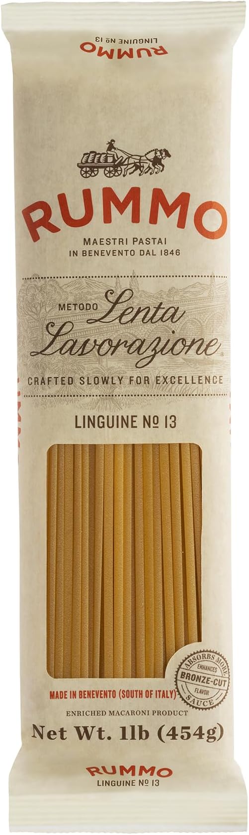 Amazon.com : Rummo Linguine Pasta N.13 - Linguine Pasta Noodles, Dry ...