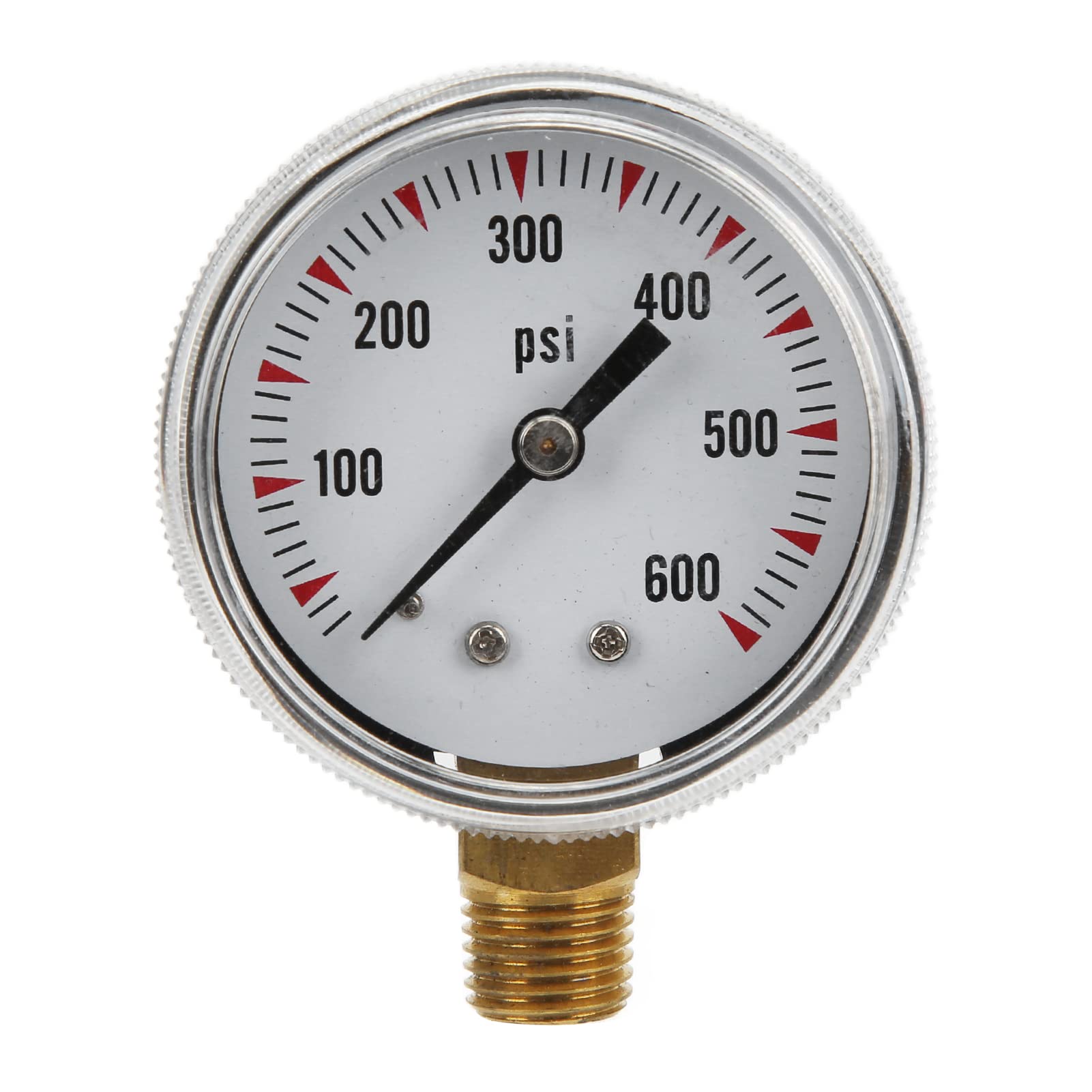 Buy 0‑600psi Radial Pressure Gauge with 1/4in NPT Brass Connection for ...