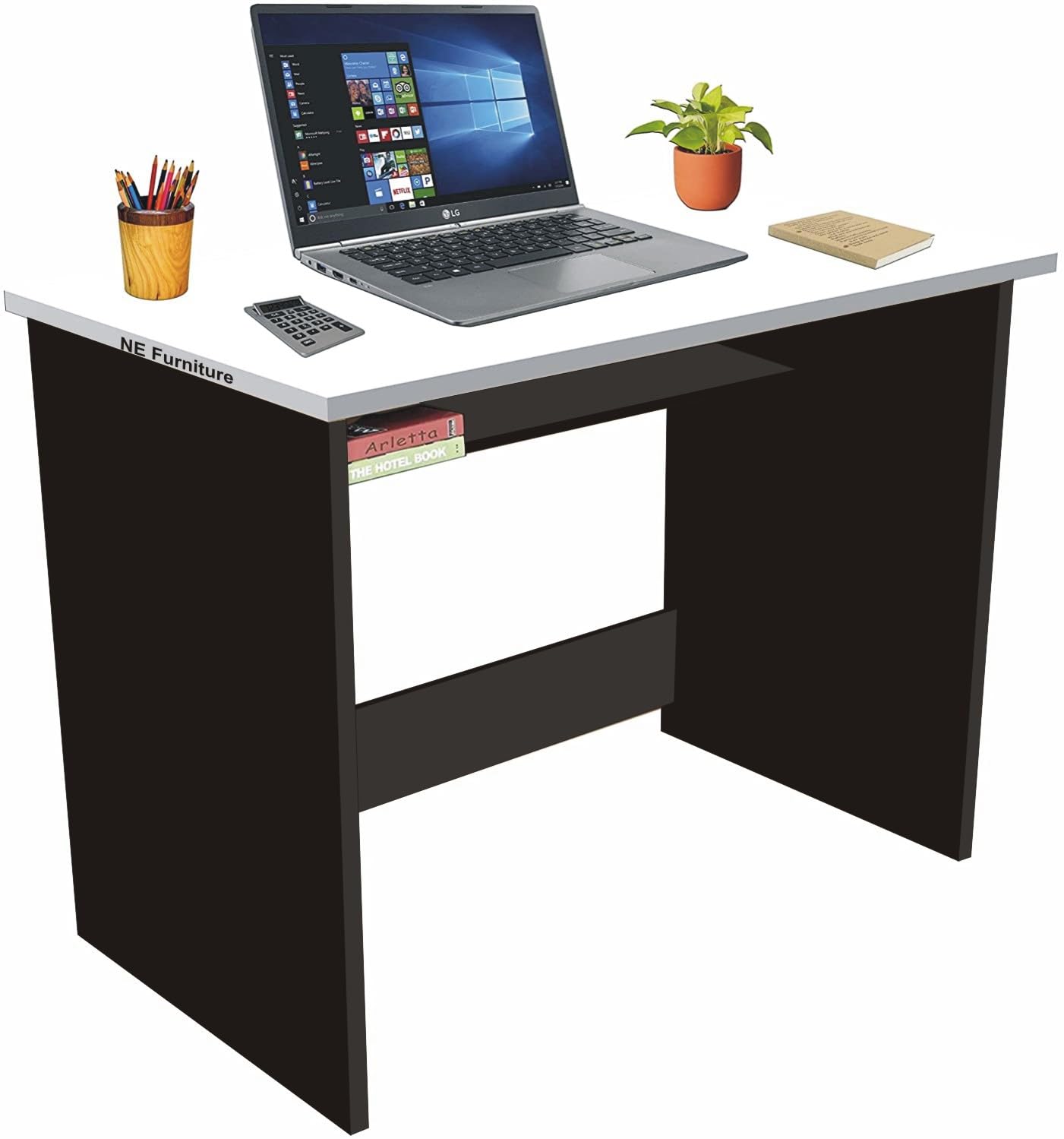 SBF Furniture Computer Desk Home/Office Desk 29.52 Inch Height Writing ...