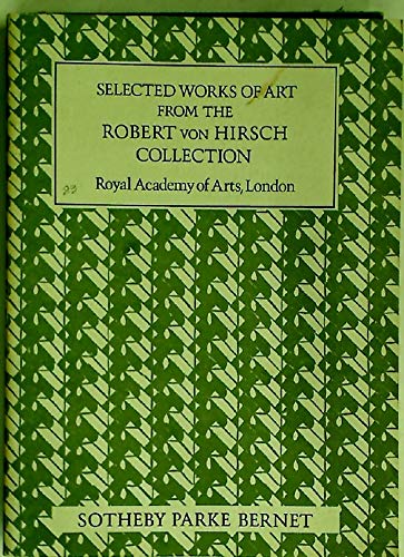 Selected Works of Art from the Robert Von Hirsch Collection.: Sotheby's ...