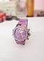 Guess Womens Purple Round Dial Analog Watch - GW0552L4 : Amazon.in: Watches