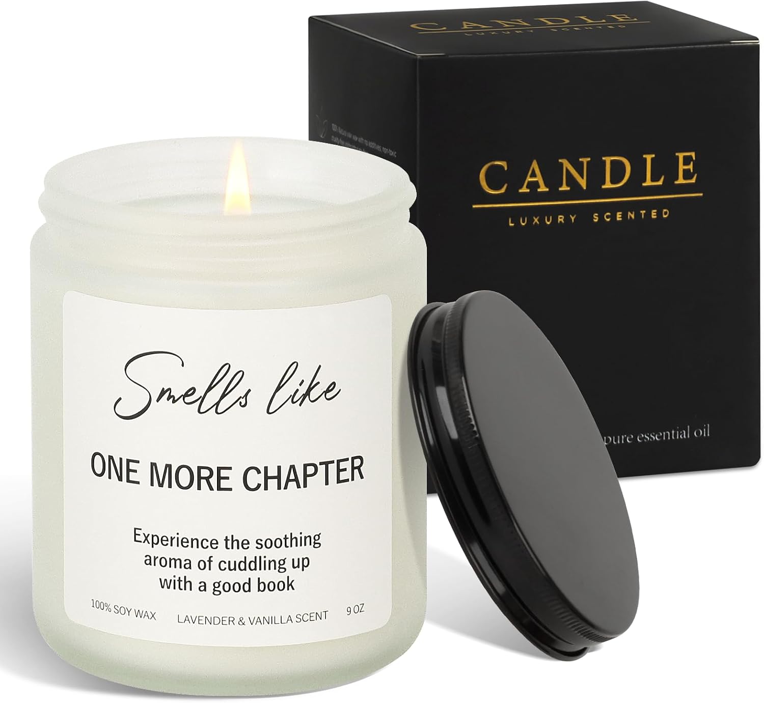 Amazon.com: Book Candle by Book Lovers - Lavender & Vanilla, Women's ...