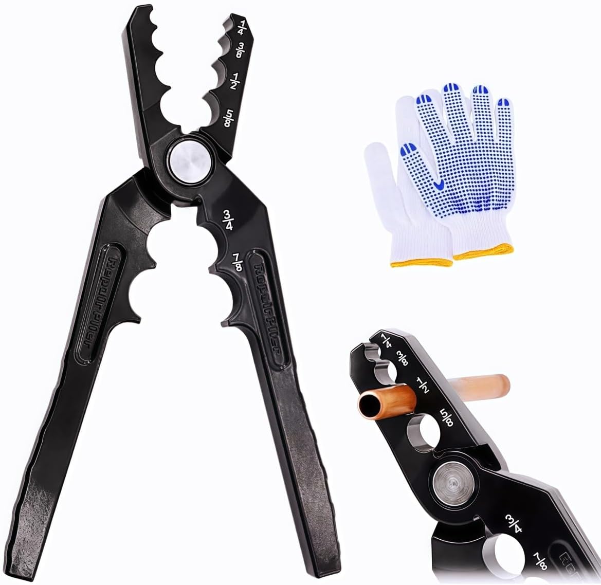 Amazon.com: Copper Tube Rounder, Flat Tube Repairer Pliers, Manual ...