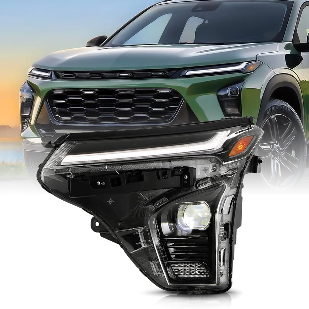 Snapklik.com : For 2024-2025 Chevy Trax Factory w/LED DRL Projector ...