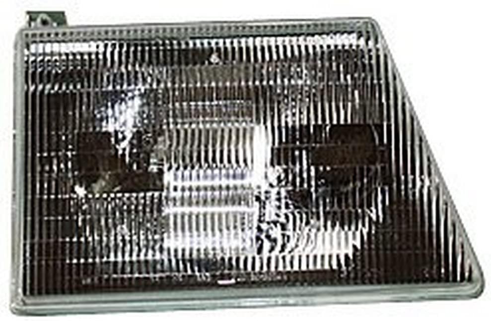 Amazon.com: AmeriLite Van Crystal Headlights for Ford Econoline ...