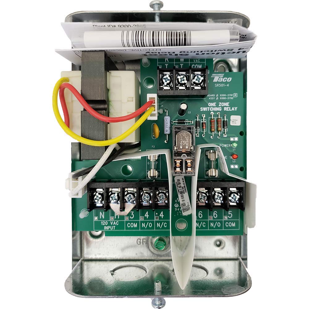 Snapklik.com : Taco SR501-4, 1 Zone, Switching Relay, Single Zone