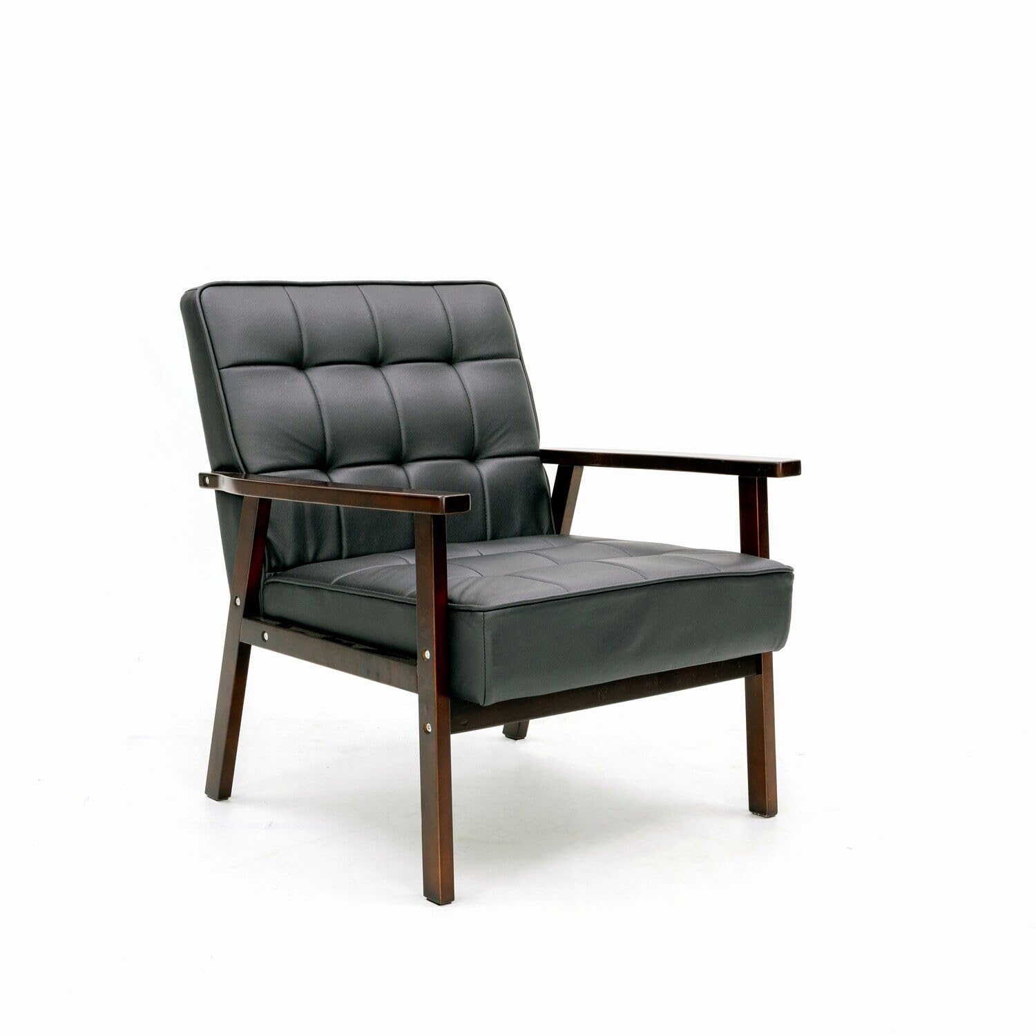 Snapklik.com : Reception Retro Accent Chair Beech Wood Frame Armchair ...